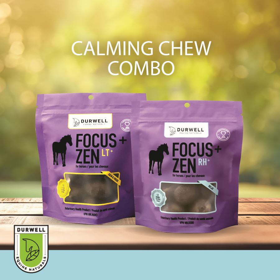 Focus + Zen Calming Chew Combo pack – Durwell Equine Naturals