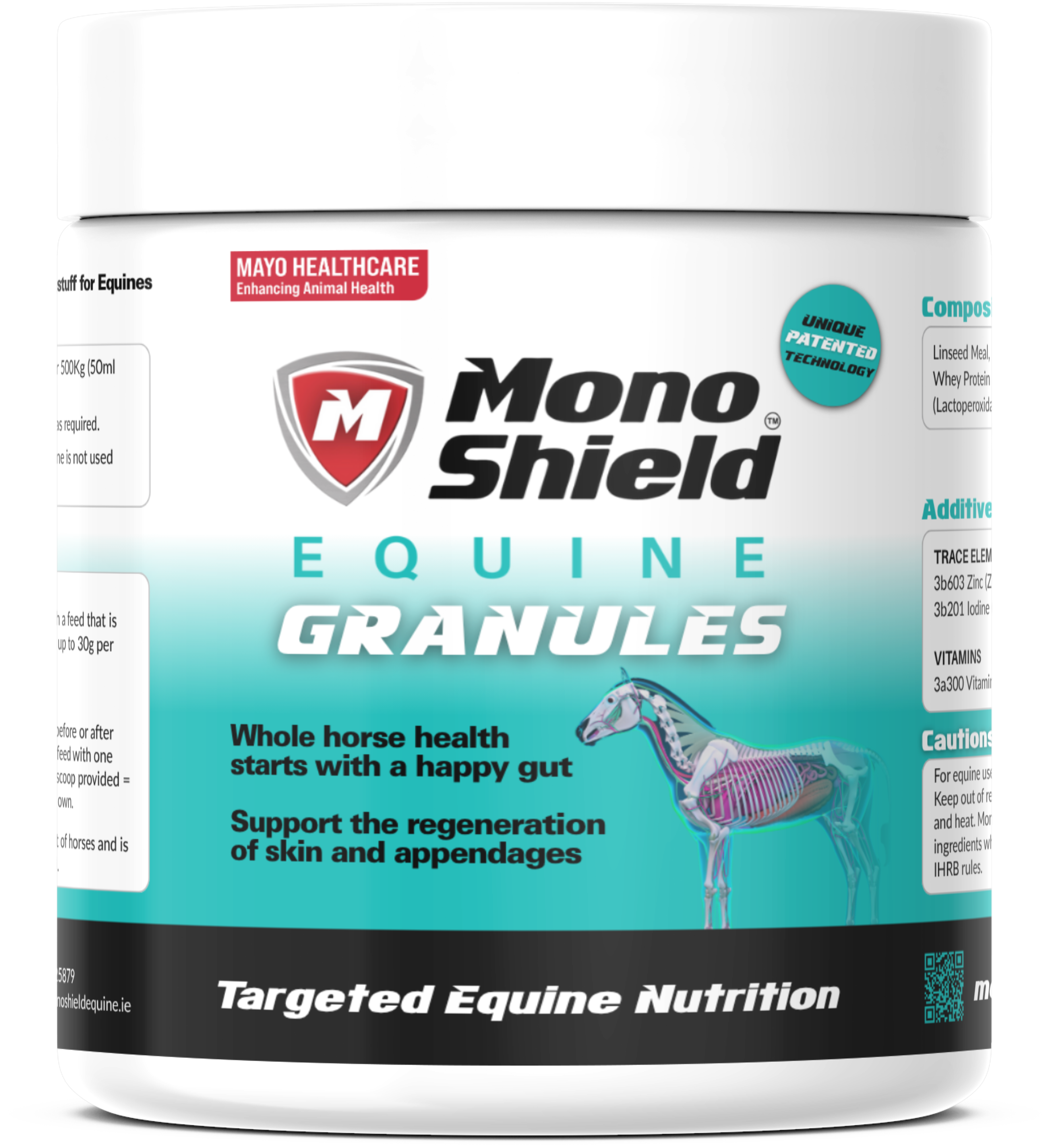 MonoShield Equine Granules for Digestive Health – Durwell Equine Naturals